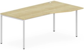 Artspect 105-F1810-L - Stůl pracovní, podnož  180x100cm - Bílá