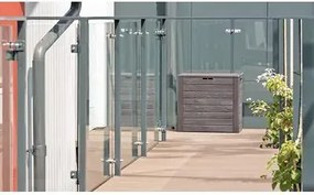 PROSPERPLAST WOODEBOX hnědý 140L / Zahradní box