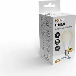 Solight WZ504 LED žárovka 7W / klasický tvar / E27 / 3000K / 270° / 59