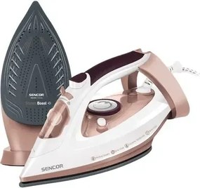 SENCOR SSI 3520RS růžová / Napařovací žehlička / 3100 W / 280 ml