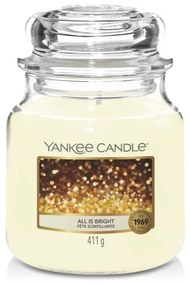 Yankee Candle - vonná svíčka All Is Bright (Všechno jen září) 411g