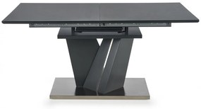 Rozkládací stůl Vade 160/220 cm tmavě šedý