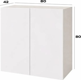 Komoda 2D 80 cm kašmír / nymphaea alba Space