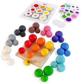 Ulanik montessori dřevěná hračka "colourful balls"