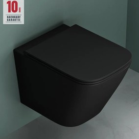 design závěsný klozet DOPORRO DZ112 WC - BLACK - soft close
