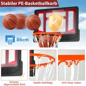 Costway Basketbalový koš pro děti odolný proti povětrnostním vlivům