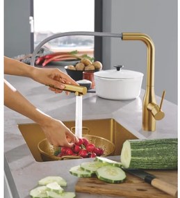 GROHE 30270GN0 - Dřezová baterie ESSENCE zlatá
