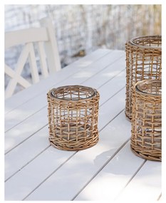 Lucerna Grusvik Glass Rattan 14 cm Storefactory Scandinavia