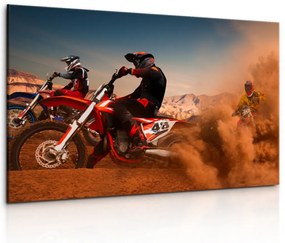 Malvis ® Obraz Zběsilé motorky II Velikost: 150x100 cm