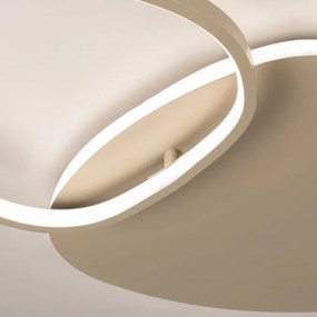 Stropní stmívatelné LED svítidlo Organic Taupe 40