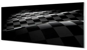 akrylový obraz checker vlajky 120x60 cm