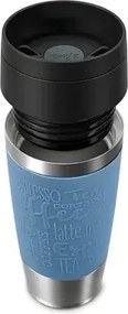 Emsa Travel Mug Classic 0,36l modrá / Termohrnek / nerezová ocel / sil