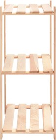 Regály 3 police 10 ks 60 x 38 x 90 cm masivní borovice 150 kg 3051124