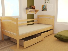Dětská postel masiv 026 borovice masiv 90 x 190 cm přírodní