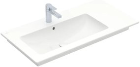 Villeroy & Boch Venticello - Umyvadlo nábytkové 1000x500 mm, s přepadem, otvor pro baterii, alpská bílá 4134L101