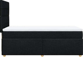 Box spring postel s matrací černá 100 x 200 cm textil 3293493