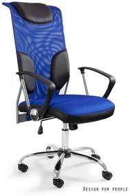 UNIQUE Kancelářská židle Thunder, modrá