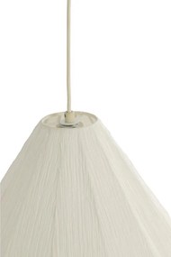 Krémové závěsné svítidlo s papírovým stínidlem ø 10 cm Sarella – Light &amp; Living