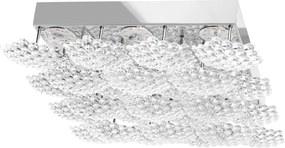 Toolight Toolight, LED stropní svítidlo 38x35cm, 40W, 4000K, 3600lm, MS015-C, chromová, OSW-09627