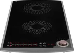 SENCOR SCP 5414GY černá / Indukční varná deska / 1300+1800W / 2 plotny
