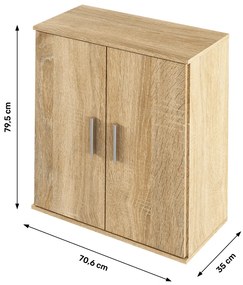Kondela Komoda, dub sonoma, RESITA TYP 1