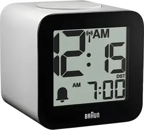 Braun BC25 WP-DCF bílá / Digitální budík / LCD / DCF (Rádiem řízené) /