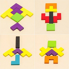 GFT Dřevěné puzzle - tvary