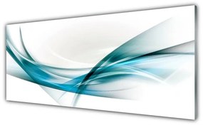 E-shop24, 125 x 50 cm, 1S - 114891382,  Obraz na skle - Abstrakt modrý 125 x 50 cm
