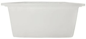 Aquamarin 74253 Granitový dřez s odkapávačem, bílý, 32 x 19 x 39 cm