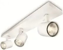 Philips Runner 3x50W bílá / bodové svítidlo / GU10 / IP20 / bez zdrpje