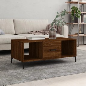 vidaXL Konferenční stolek 102 x 50 x 40 cm kompozitní dřevo [829305] Barva: hnědý dub