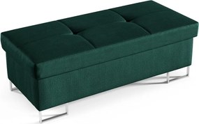Eka Podnožka WILIAM 105 cm Barva látky: Černá (Kronos 07)
