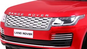 Ramiz Range Rover HSE lakované dětské auto pro 2 děti červené SUV + ovladač na dálkové ovládání + audio panel