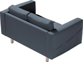 Potah na pohovku IKEA Norsborg 2-místná barva modrá látka pletený vzor
