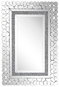 Nástěnné zrcadlo Pikante (stříbrná). 1078422