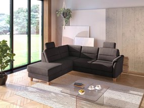 XXXLutz ROHOVÁ SEDAČKA, textil, tmavě hnědá Sit & More - Sedací soupravy - 000144019757