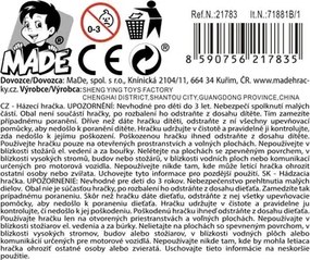 Made 21783 - Házecí raketa na kartě 24 cm / od 3 let
