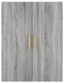 Skříň highboard šedá sonoma 69,5 x 34 x 180 cm kompozitní dřevo,  3195785