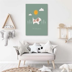 Gario Obraz na plátně Venčení psa Rozměry: 40 x 60 cm