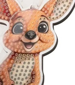 CRYSTAL ART Diamantové malování Na zemi: Klokan