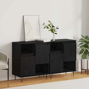 Servírovací skříň 2 ks Černý dub 60 x 35 x 70 cm 3394550