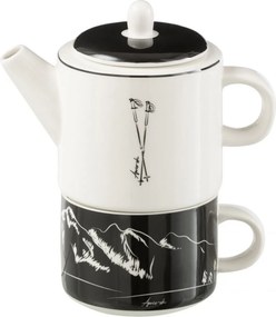 Dárková sada konvička Tea for One se šálkem Après-ski – 780ml