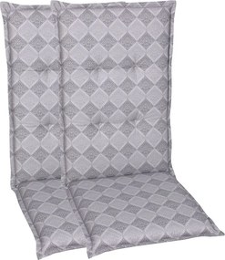Go-De Textil Zahradní podsedáky Raute (střední opěrka, 2 kusy, šedá)