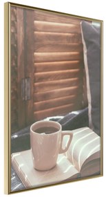 Artgeist Plakát nedělní ráno Velikosti (šířkaxvýška): 40x60, Finální vzhled: Zlatý rám