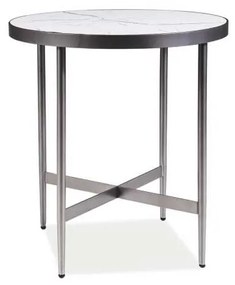 MAXIVA Konferenční stolek - DOLORES C, mramor/šedá