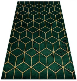 koberec EMERALD výhradní 1014 glamour, stylový krychle lahvově zel velikost 140x190 cm | krásné koberce cz