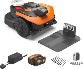 WORX Robotická sekačka WR305E Vision Cloud 500 m2 (RTK + AI V-SLAM Mono)