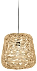 Přírodní závěsná lampa z bambusu WOOOD Moza, ø 36 cm