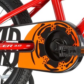 Dětské kolo Kross Racer 3.0 16" Gen 005 10" (110-130 cm) červená/oranžová/bílá