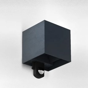 Brilagi - LED Venkovní nástěnné svítidlo se senzorem CUBE LED/6W/230V antracit